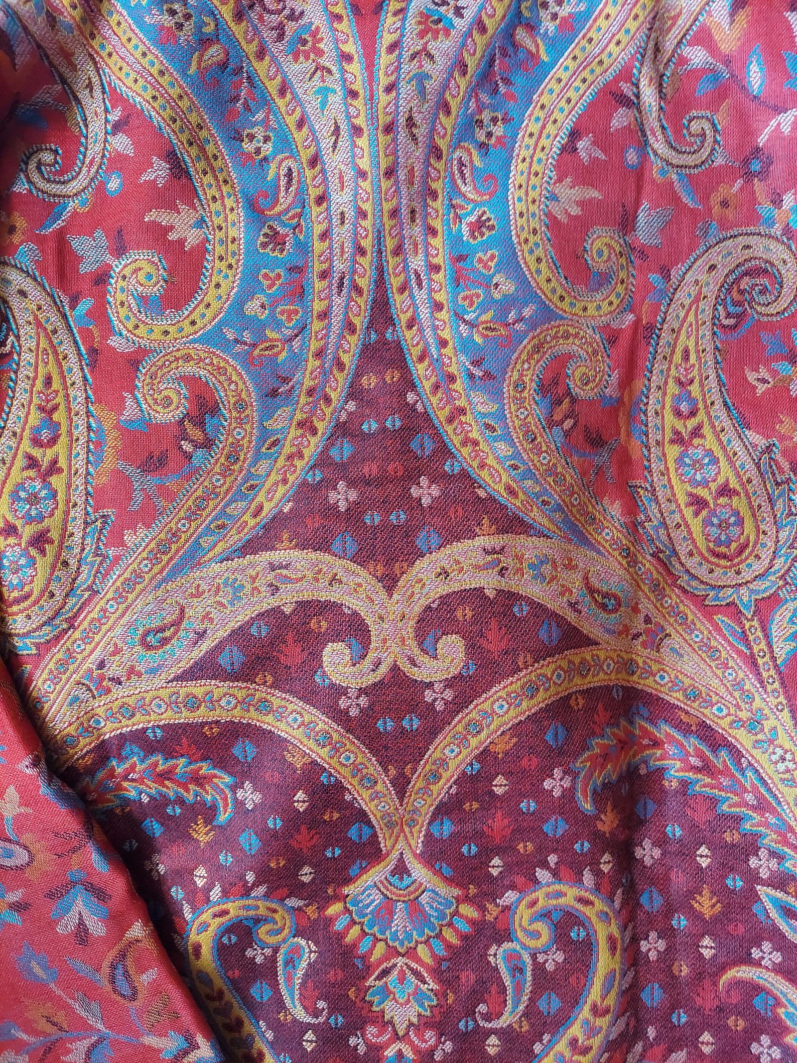 Kani Pashmina Jacket Long Vintage Boho Style Jacket for Indian Wedding ...