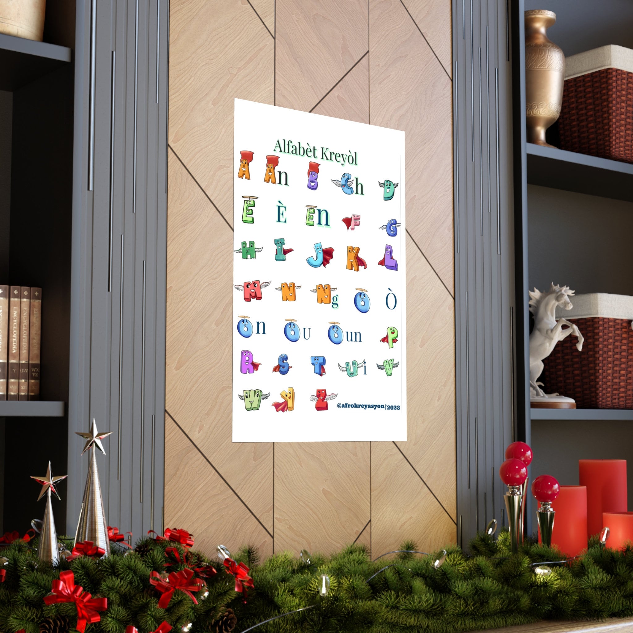 Haitian Creole Alphabet Vertical Poster Ayisyen- Vertical Posters ...