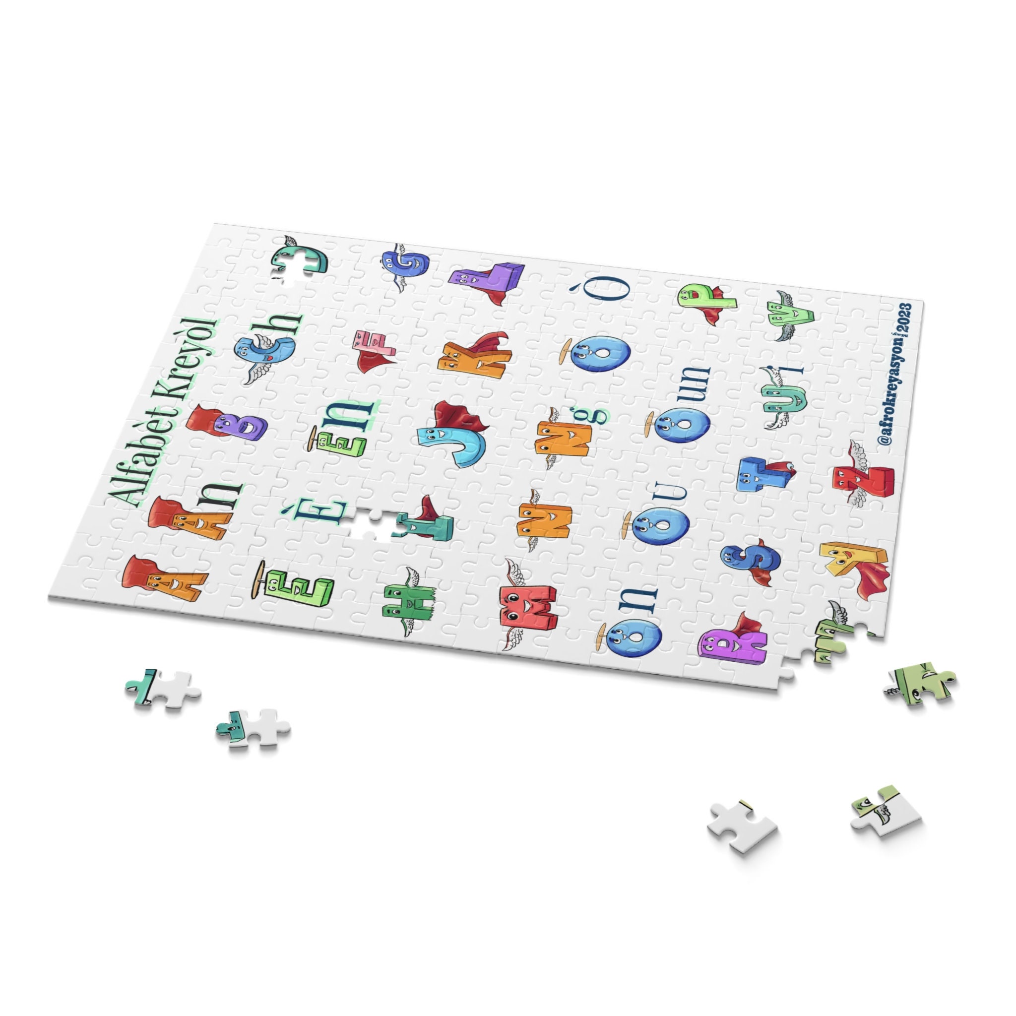 Haitian Creole Alphabet Puzzle, Kids, Learning, Teachers, Parents - Etsy