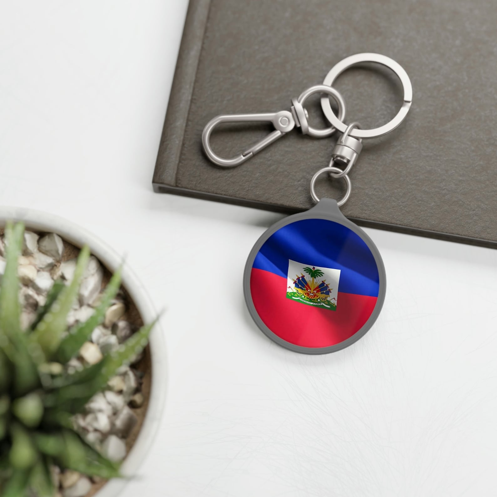 Keychain- Haiti Flag Collection - Etsy