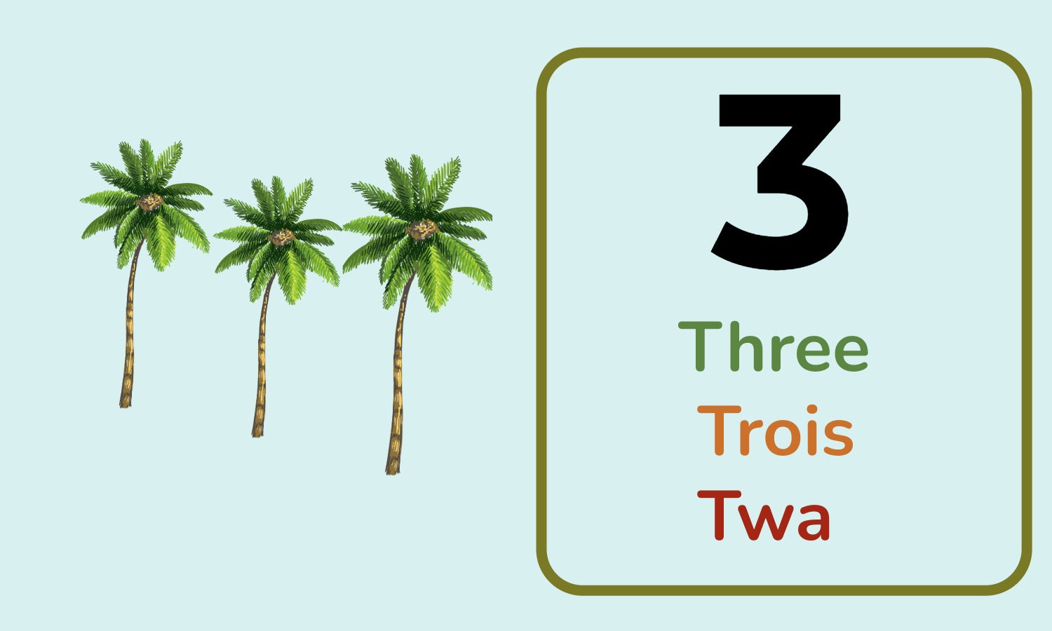 Flashcards Numbers 0 to 20 Homeschool Printable Counting Preschool Math ...