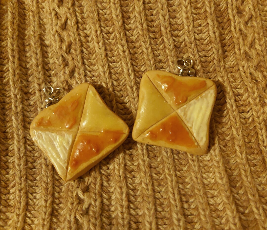 Moony Toast Earrings - Etsy UK