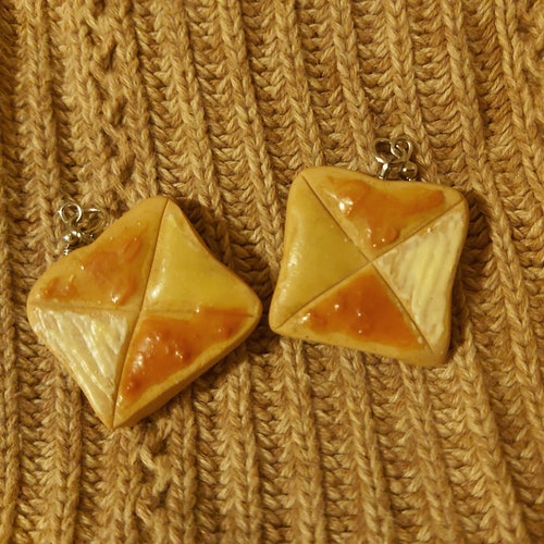 Moony Toast Earrings - Etsy UK