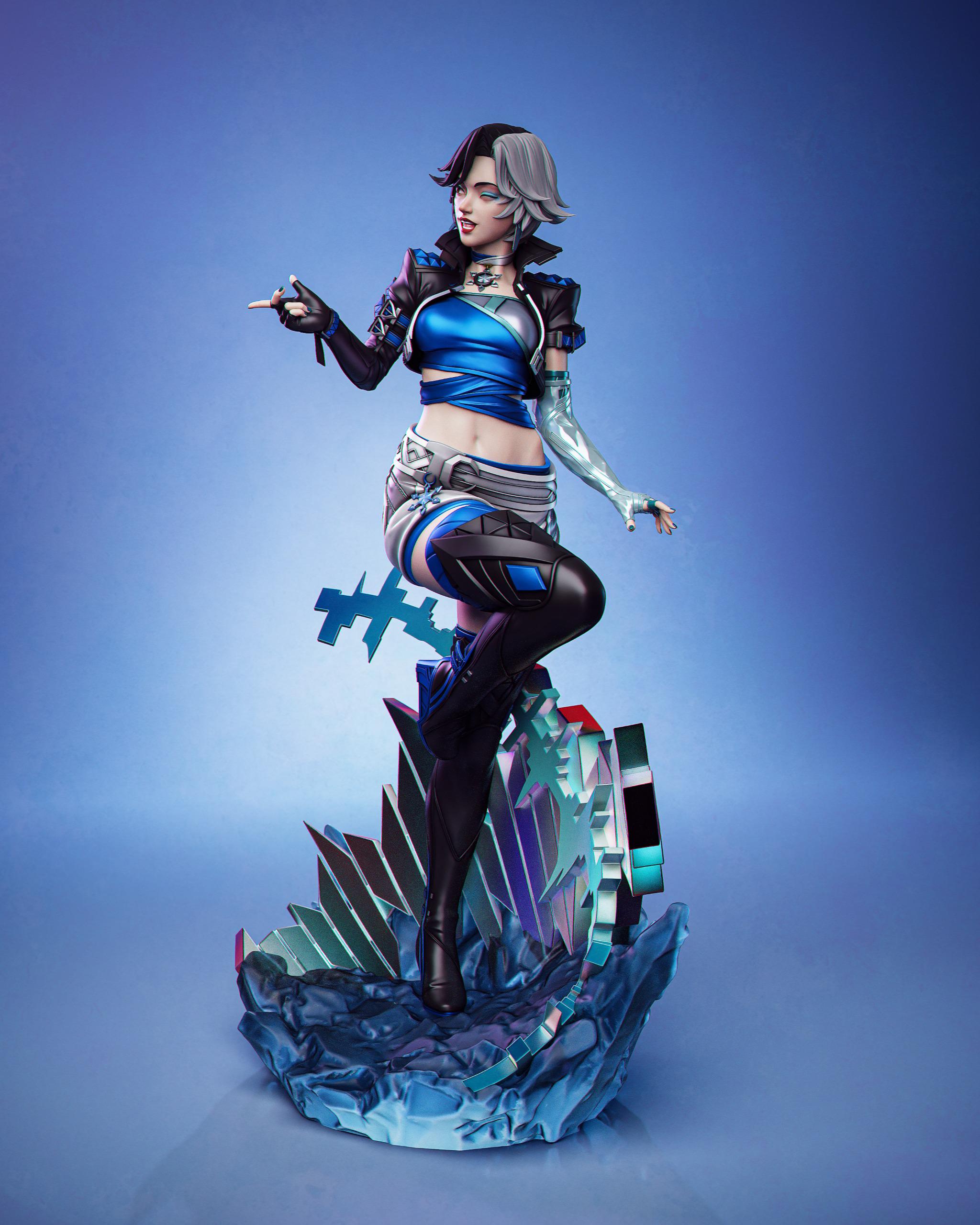 Luna Snow Fan Art Figure 3D Printed Painted / Not Painted Resin Garage ...