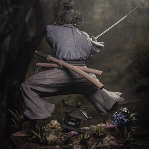 Musashi Art Figure 3D Printed Painted / Not Painted Resin Garage Kit - Etsy