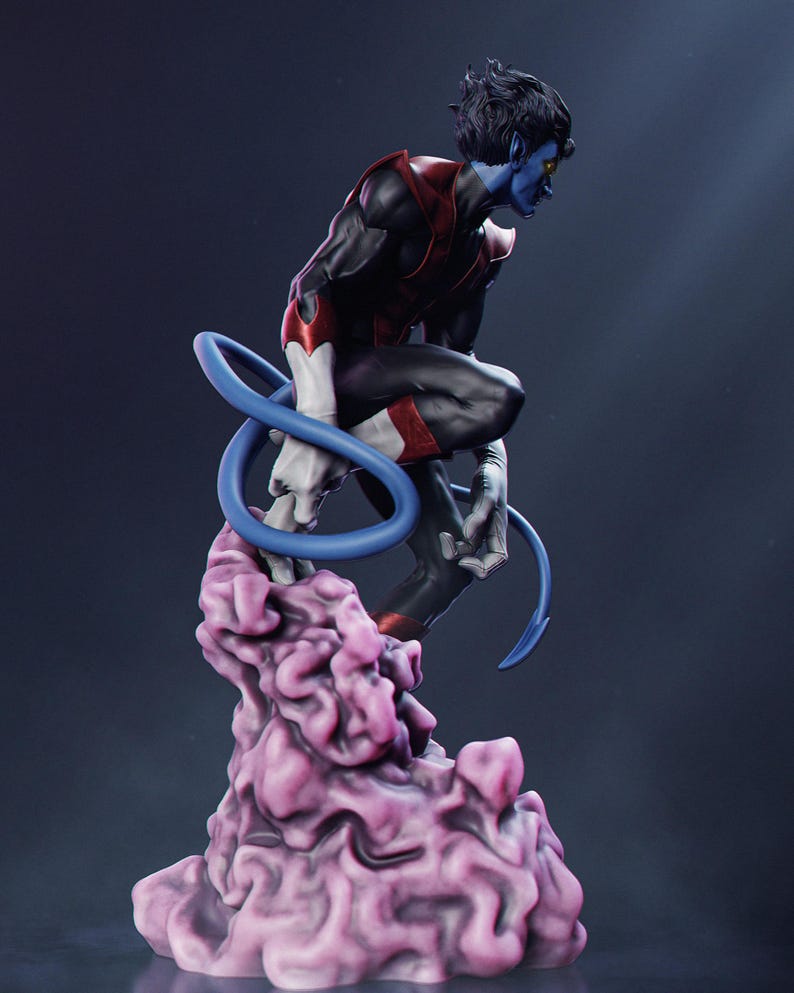 Nightcrawler Fan Art Figure 3D Printed Painted / Not Painted Resin ...