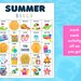 Kids Summer Bingo Activity Sheet, Summer Bucket List, Summer Family ...