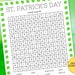 St Patrick's Day Word Search Printable Game With Answer Key - Etsy