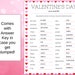 Valentine's Day Word Scramble Printable Game With Answer Key - Etsy