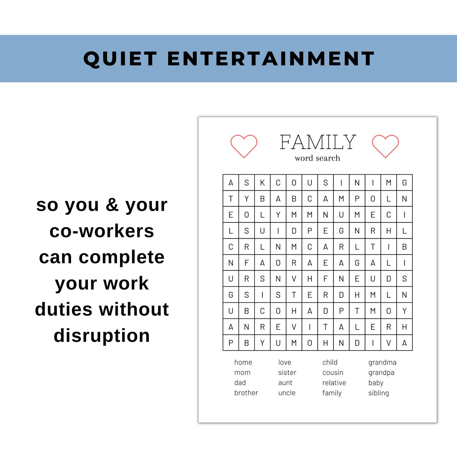 Take Your Child to Work Day Printable Game Bundle - Etsy