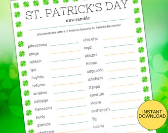 St Patrick's Day Gnome Maze Game Printable With Answer Key - Etsy