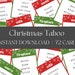 Christmas Holiday Taboo Game Printable - Etsy