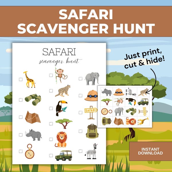 Safari Classroom - Etsy