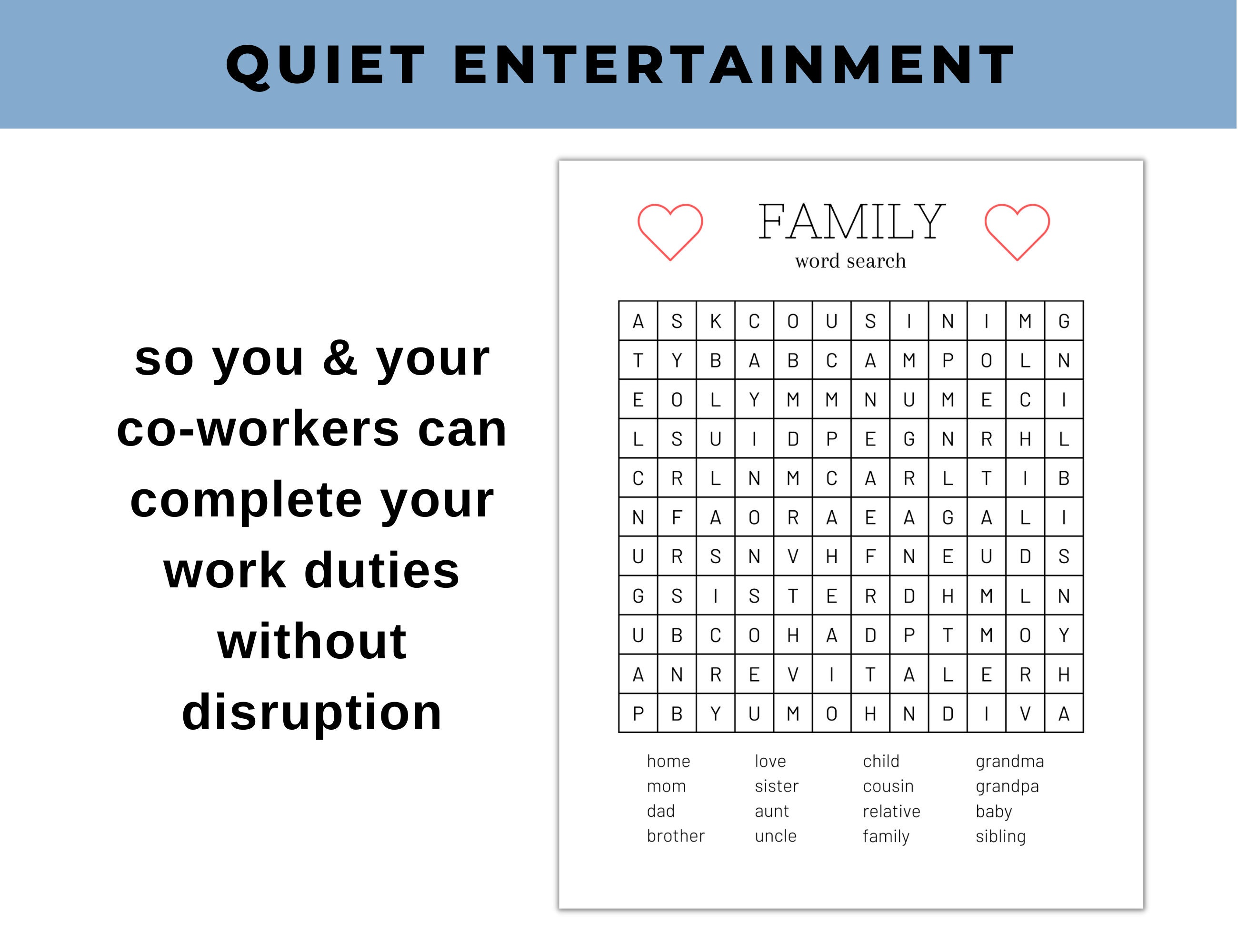 Take Your Child to Work Day Printable Game Bundle - Etsy