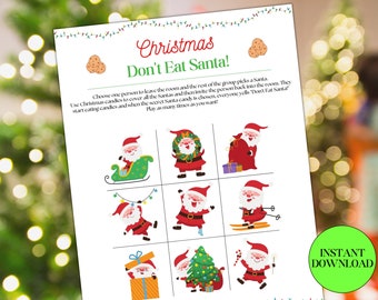 Printable Don't Eat Pete Christmas Game, Christams Game Printable ...
