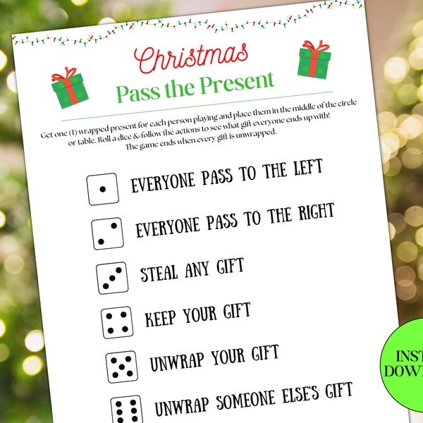Pass the Gift Christmas Game - 60+ Gift Ideas for 2024