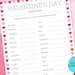 Valentine's Day Word Scramble Printable Game With Answer Key - Etsy