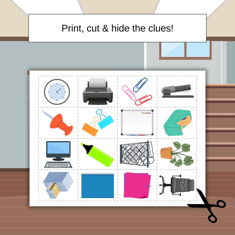 Take Your Child to Work Day Printable Scavenger Hunt Game - Etsy