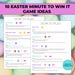Easter Minute to Win It Printable Game Ideas With Supply List and Score ...