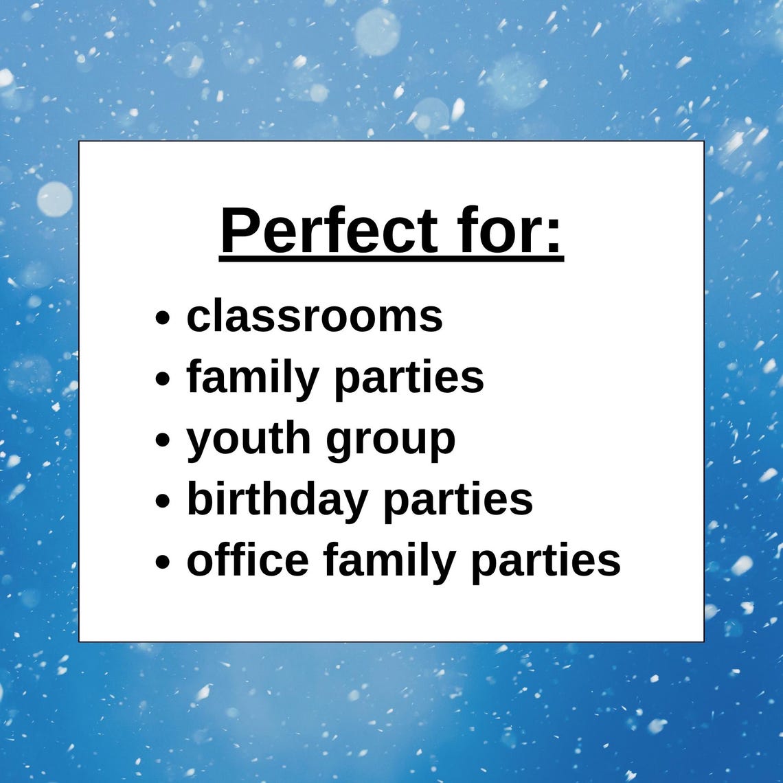 Winter Snowman Picture Scavenger Hunt Printable Game, Activity ...