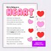 Kids Valentine’s Day Scavenger Hunt | Heart Hunt Printable Game | Class ...