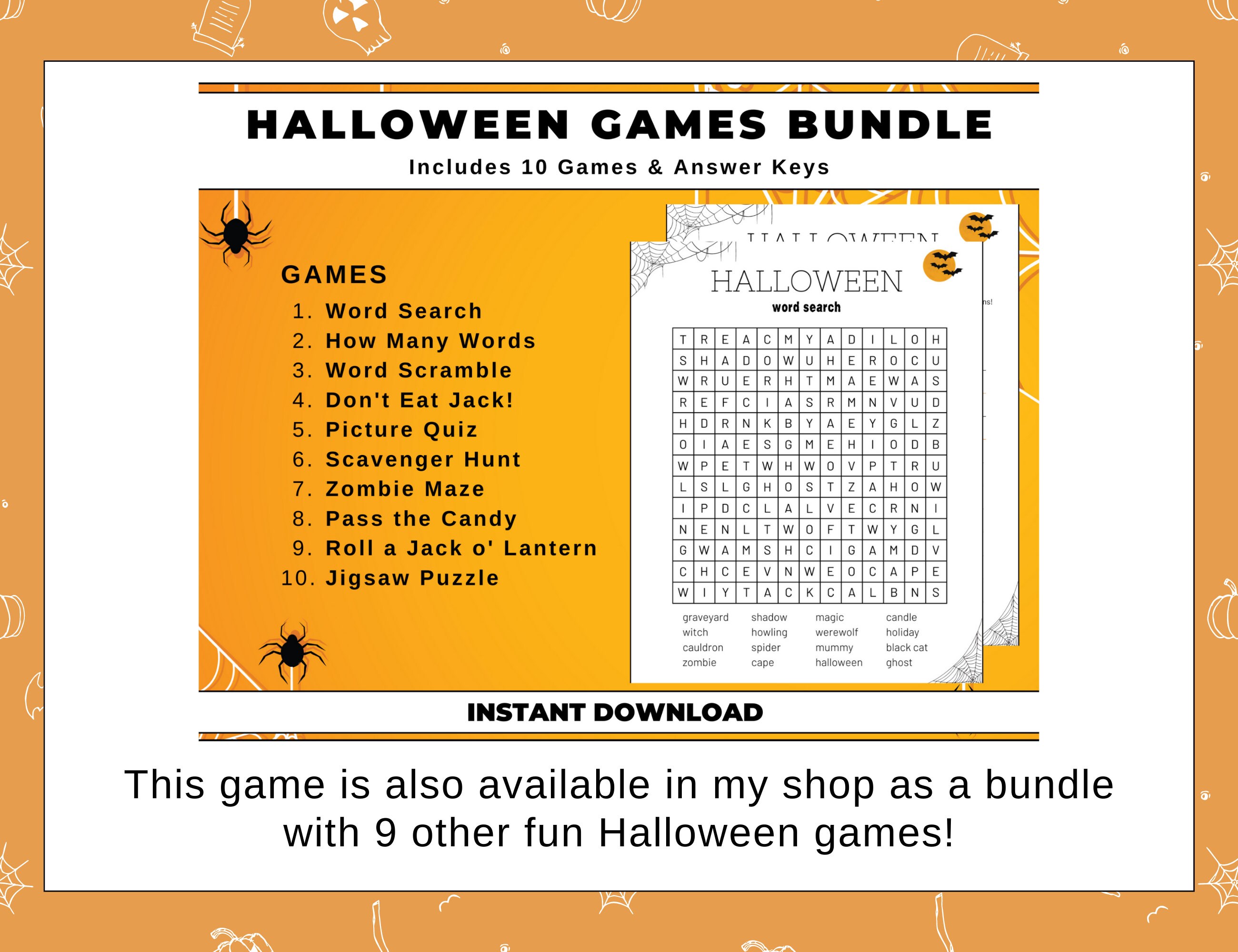 Halloween Zombie Maze Printable Game With Answer Key - Etsy