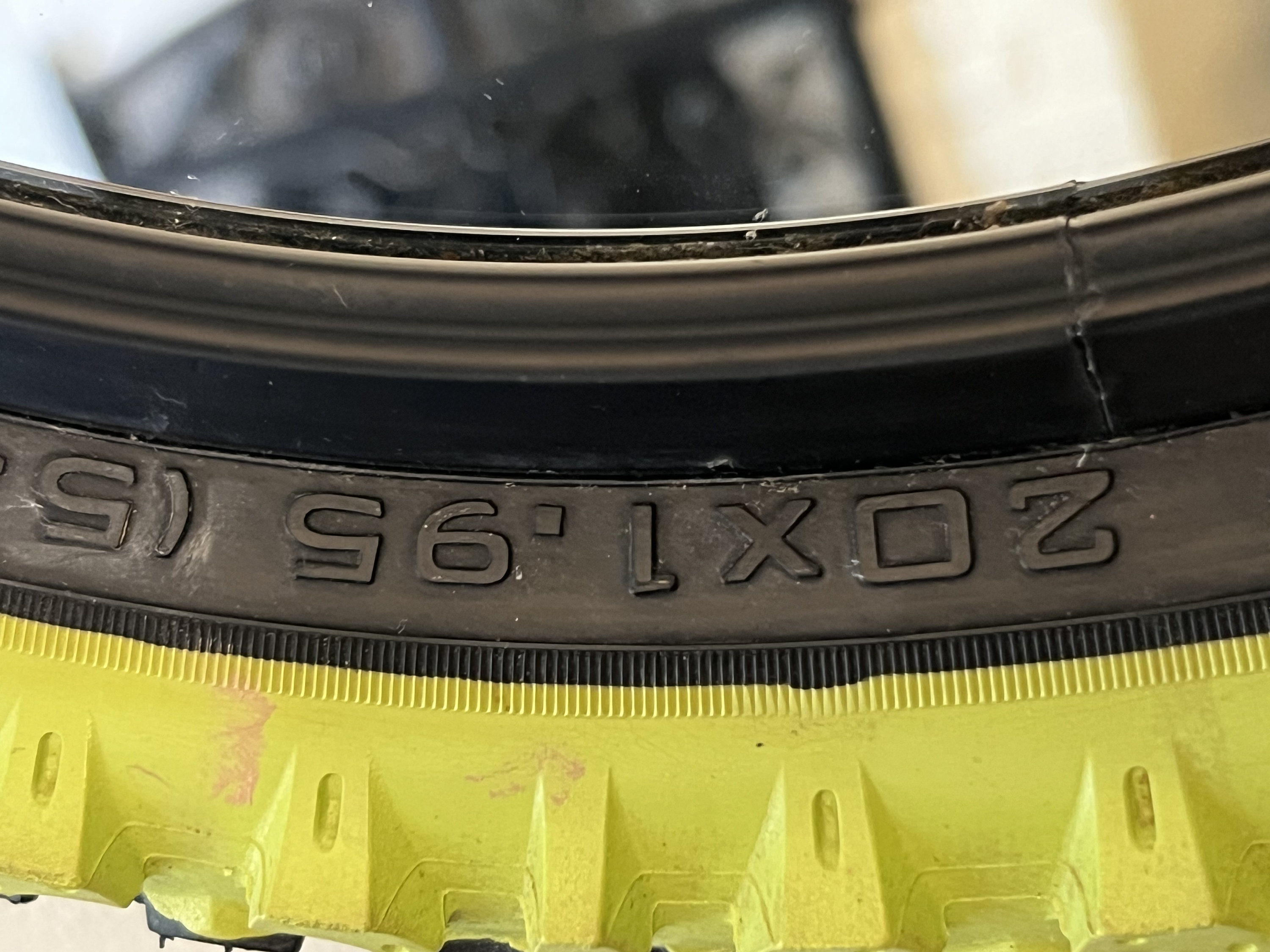 BMX 20 Bike GT Tire Mirror Green and Black - Etsy