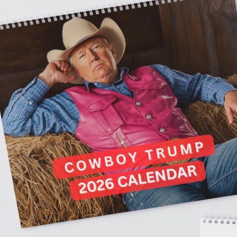 Trump Neck Calendar - Etsy