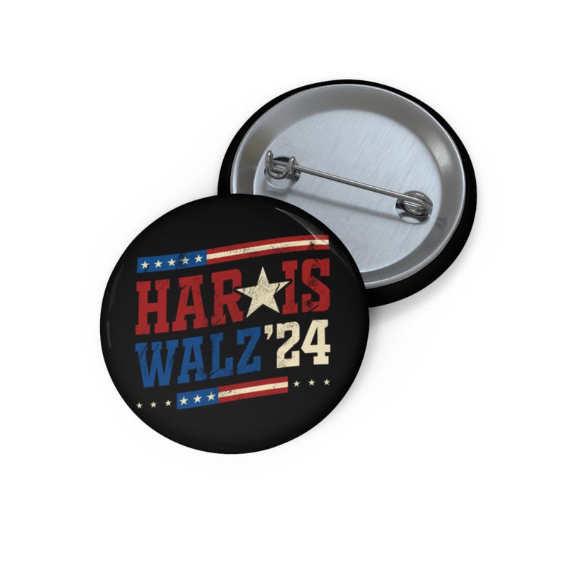 Harris Walz 24 Pin Button, Kamala Harris and Tim Walz Pin, Kamala for ...