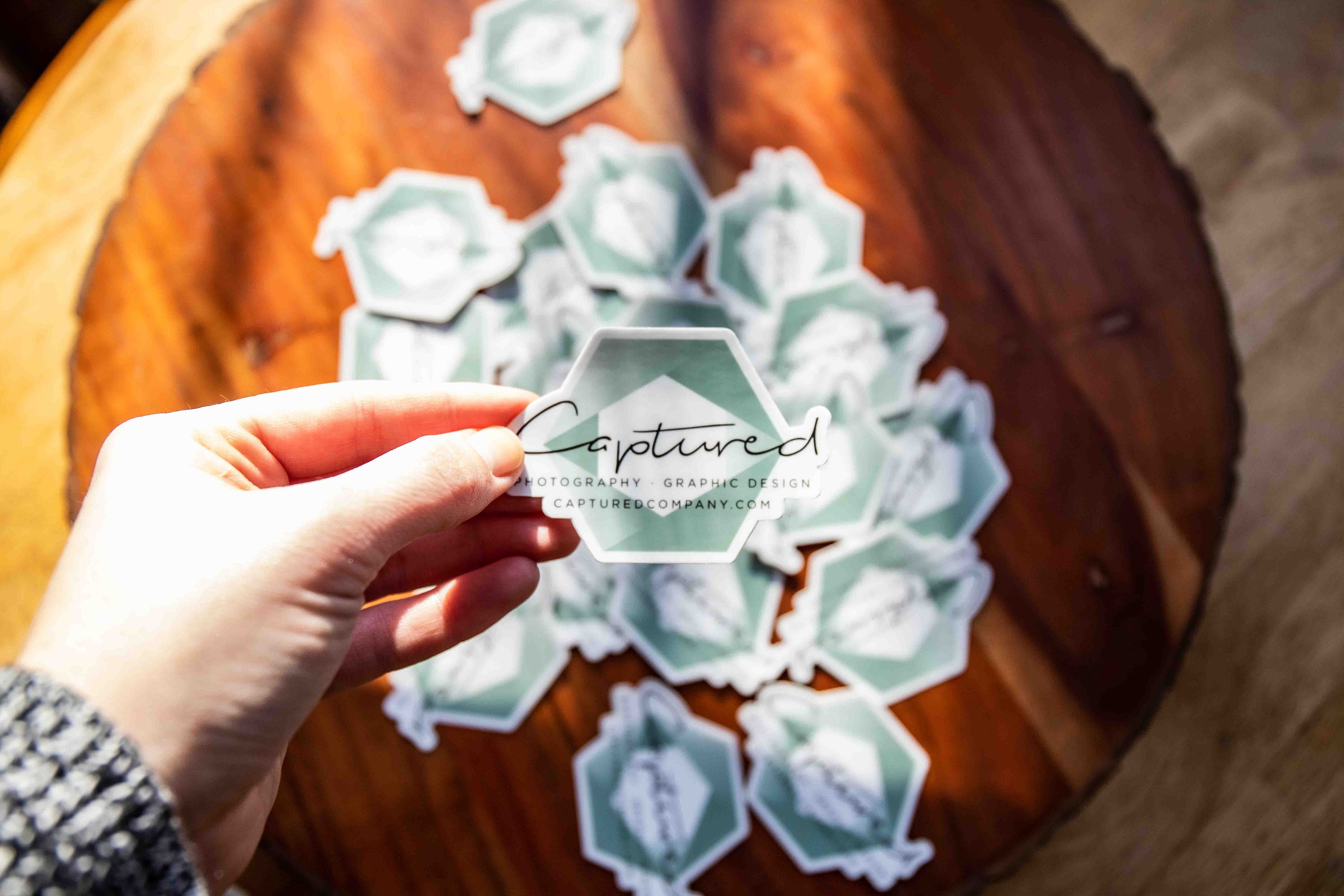 Captured Sticker for Water Bottle, Laptop, Notebook, Etc - Etsy