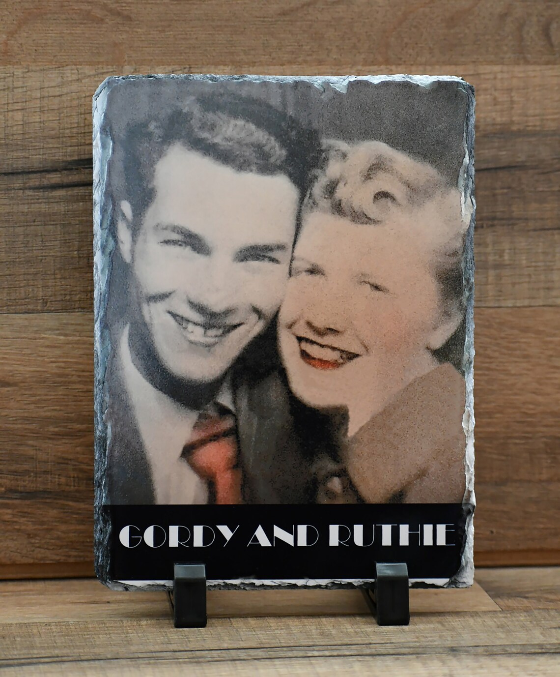 Personalized Slate Rock With Stand 5x7 Custom Photo - Etsy
