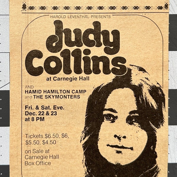 Judy Collins Poster - Etsy