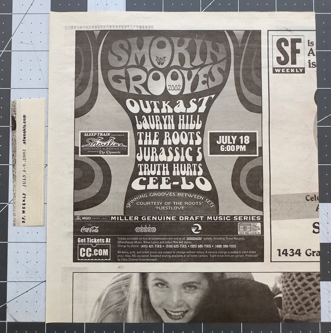 Outkast, Lauryn Hill, the Roots, Cee-lo Smoking Grooves Tour 2002 ...