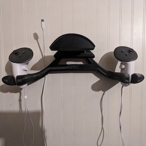 Wall Mount for Meta Quest 2 & 3 Headset + Controllers -- 3D Printed - Etsy