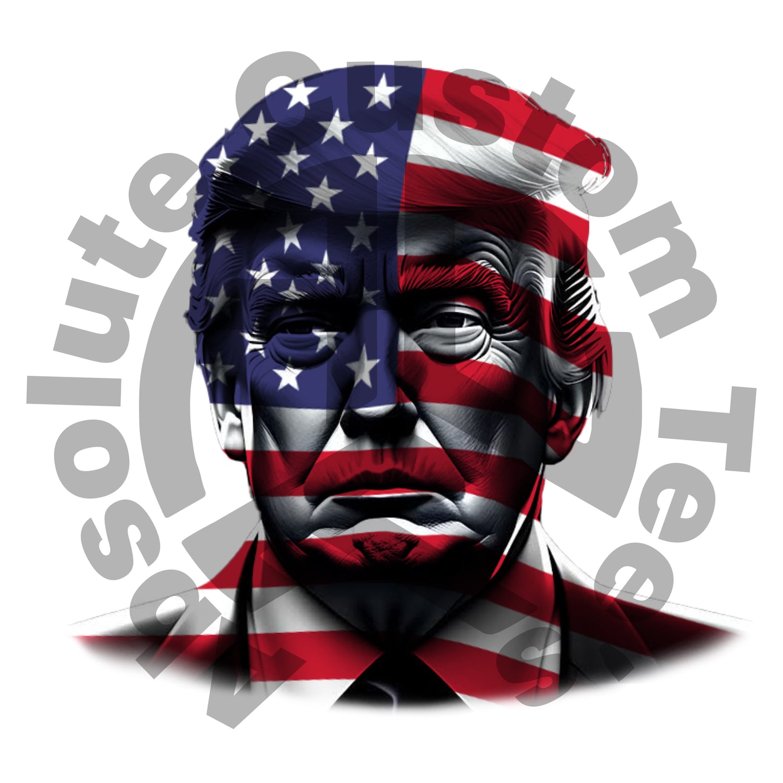 Trump Flag Face USA Instant Download - Etsy