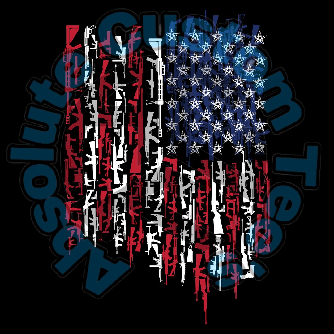 Flag Made of Guns Instant Download - Etsy