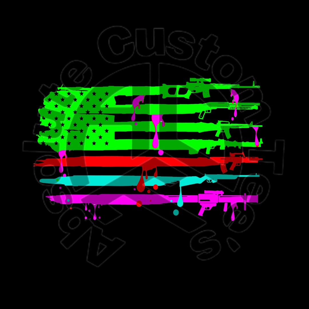 USA Flag Drip Instant Download - Etsy