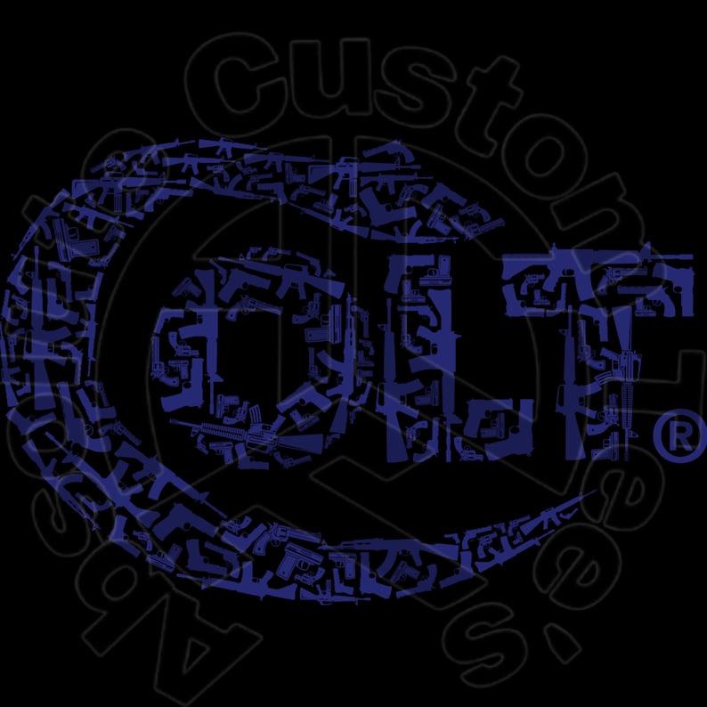 Colt Made of Guns Logo PNG Instant Download - Etsy