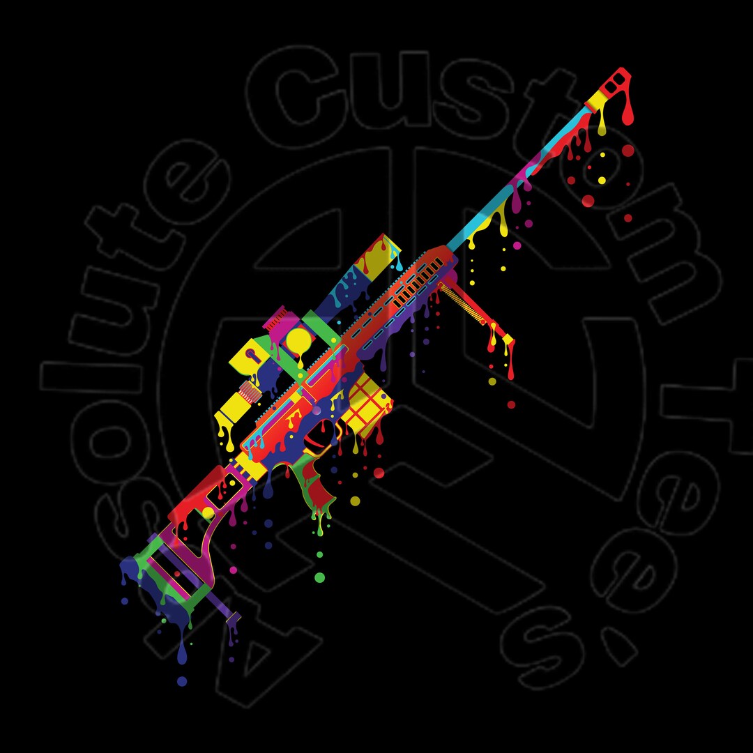 Berrett M82 Neon Drip With Scope Instant Download - Etsy