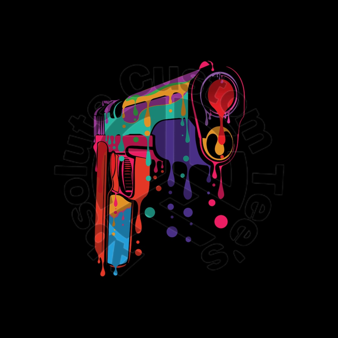 1911 Neon Drip Instant Download - Etsy