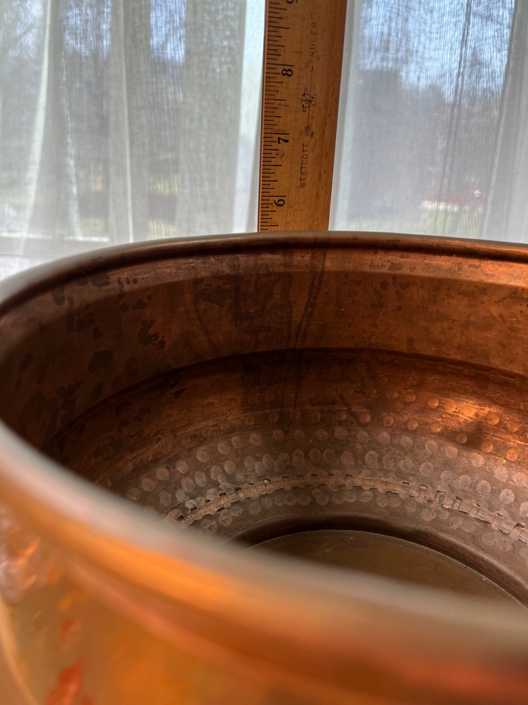 Heavy Vintage Dovetail Copper Pot Large - Etsy