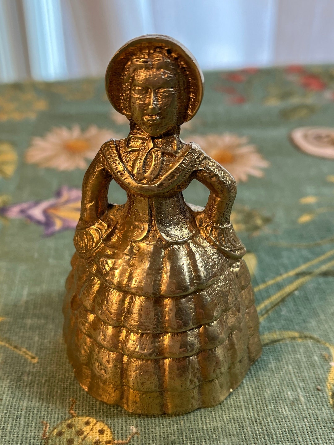 Vintage Lady in Crinolines Bell - Etsy