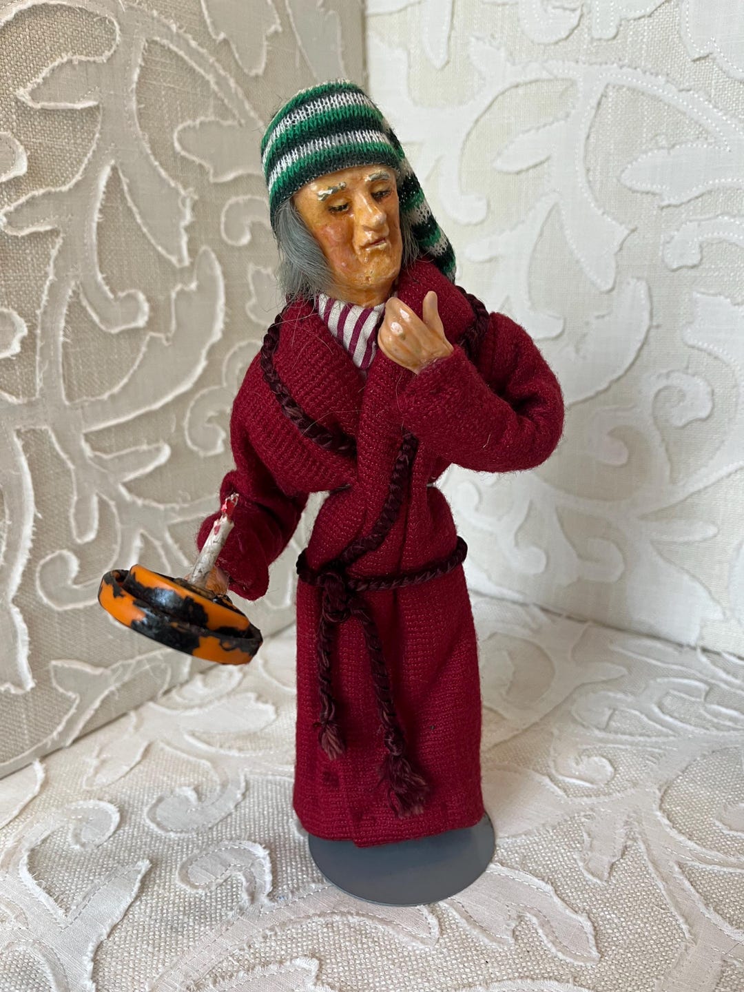 Christmas Crude and Cool Vintage Homemade Scrooge Figure - Etsy
