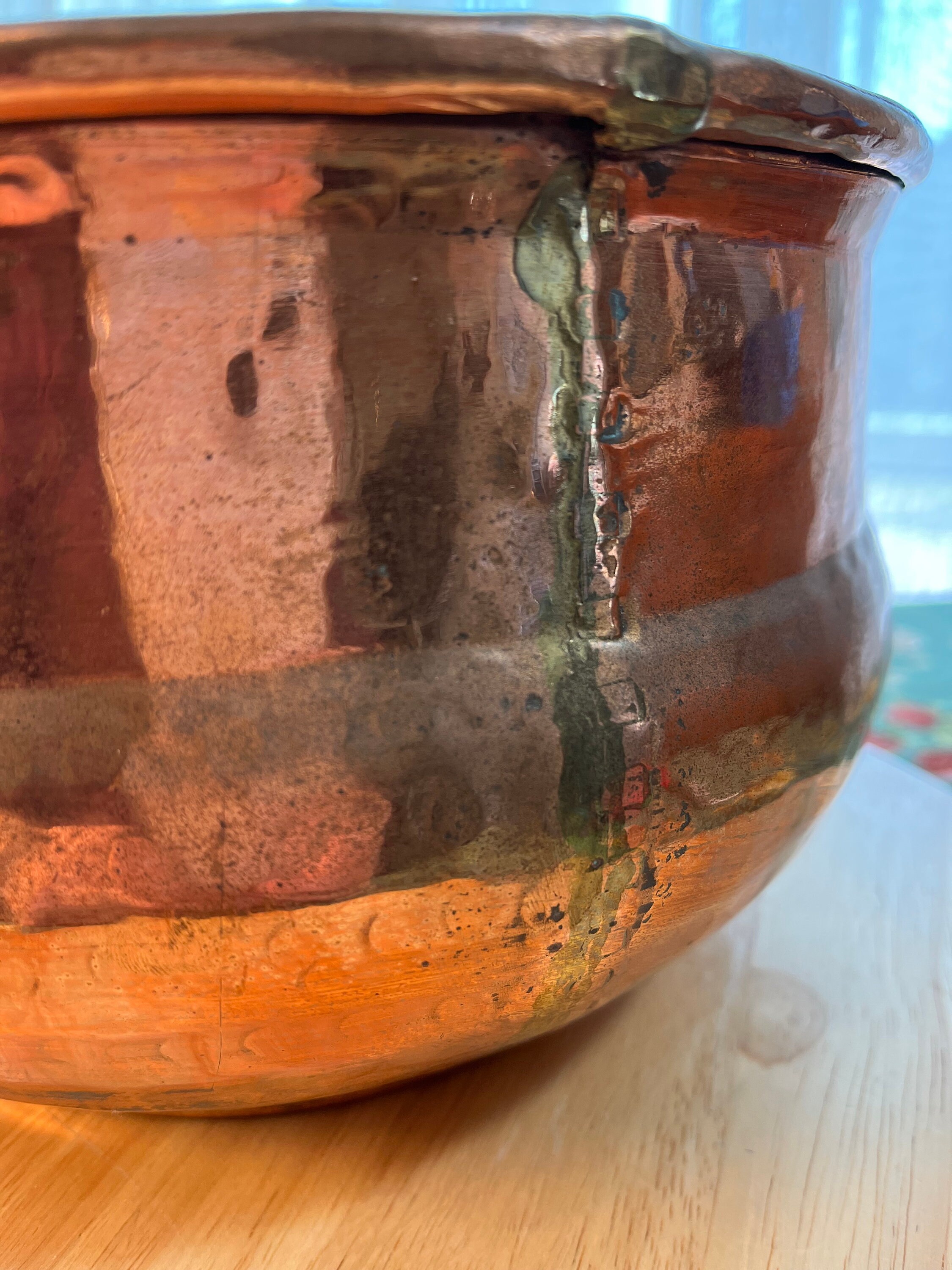 Heavy Vintage Dovetail Copper Pot Large - Etsy