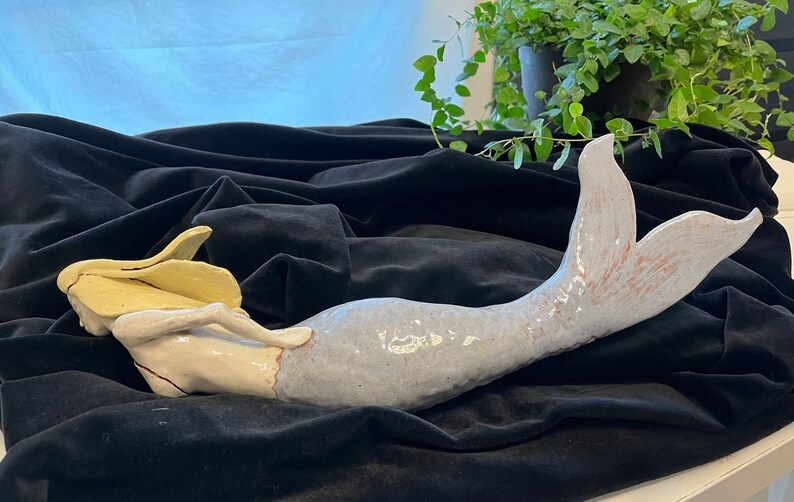 Handmade Ceramic Mermaid Circa 1988 - Etsy