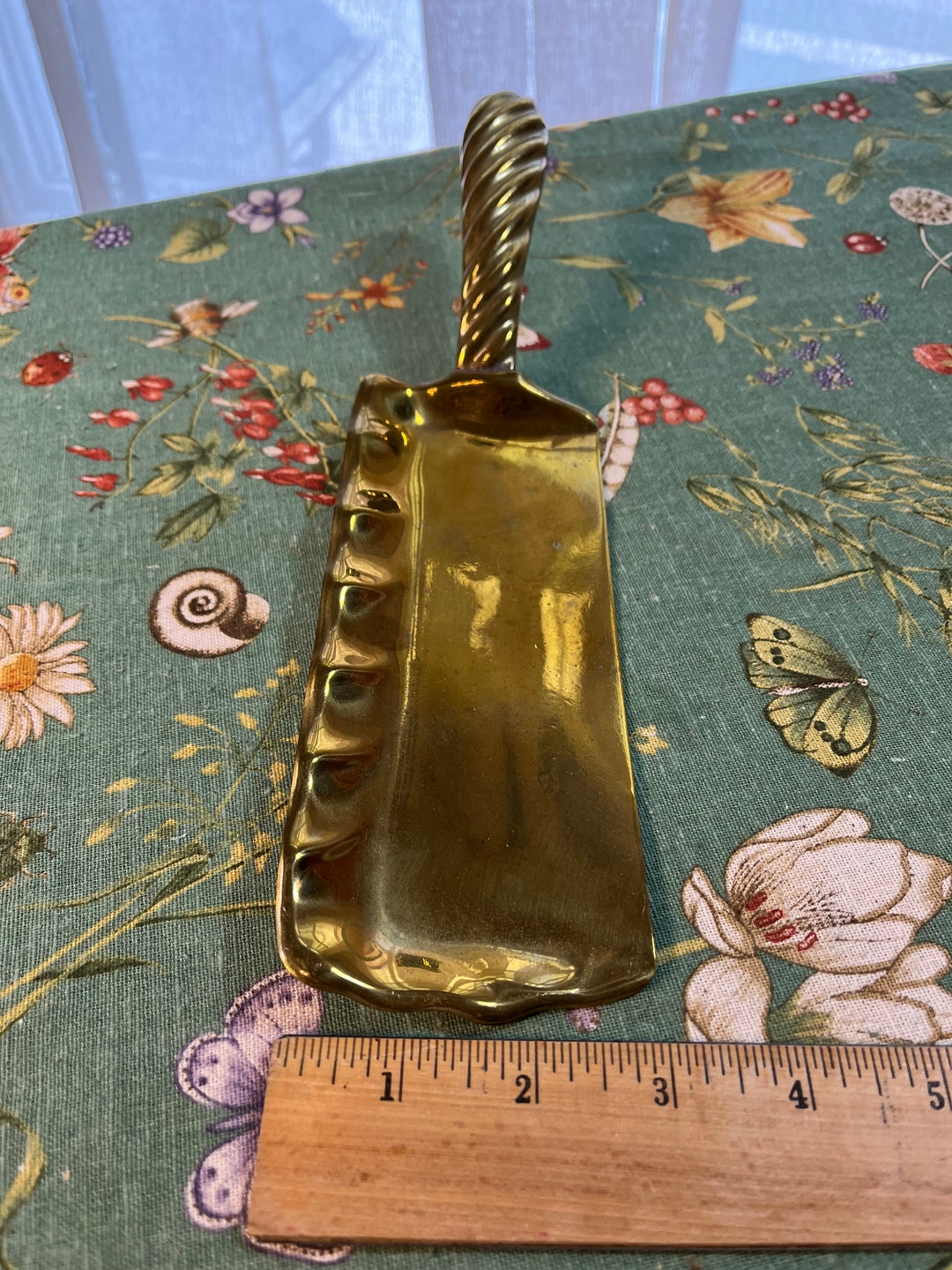 Table Crumb Tray Brass Vintage - Etsy