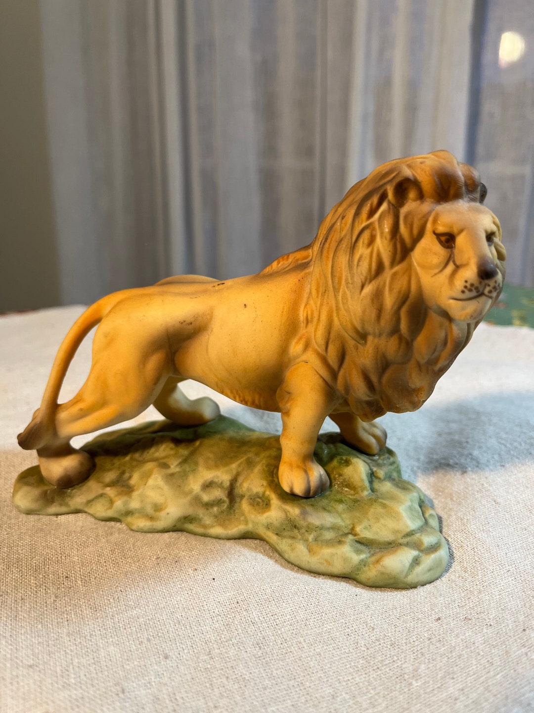1974 ALDON Kenya Collection Porcelain Lion - Etsy