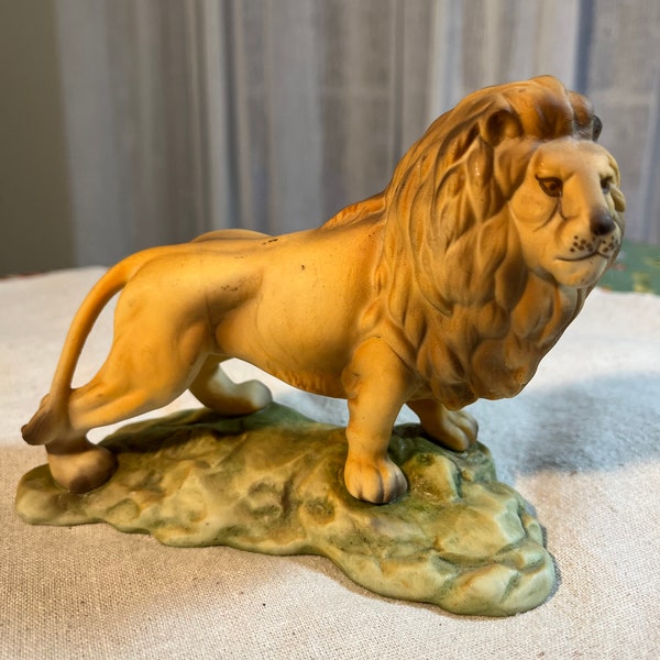 Porcelain Lion - Etsy