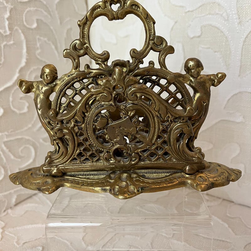 Brass Letter Holder - Etsy