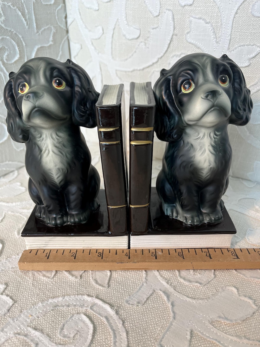 Vintage Japan Cocker Spaniel Puppies Bookends - Etsy